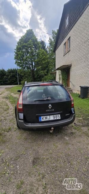 Черный Рено Меган 2006 в Утена, объемом двигателя 1.90 л и пробегом 320 тыс. км за 1050 €, фото 5 на AUTOMOTO.COM.LV