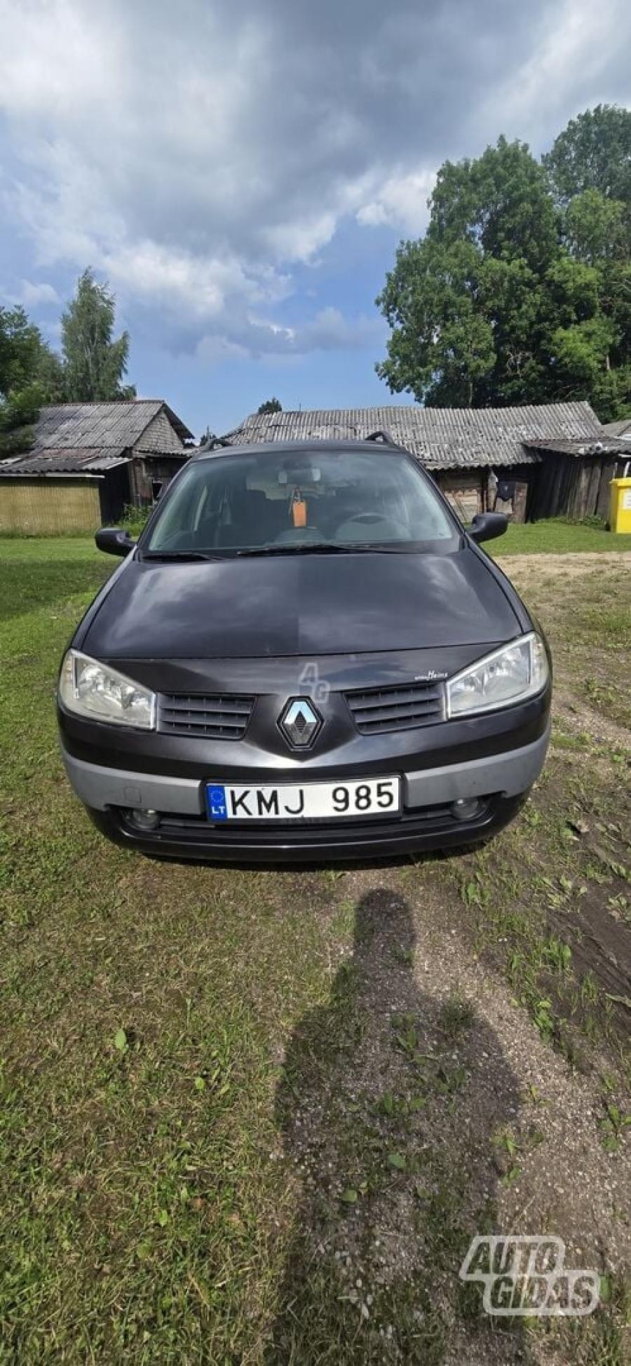 Черный Рено Меган 2006 в Утена, объемом двигателя 1.90 л и пробегом 320 тыс. км за 1050 €, фото 7 на AUTOMOTO.COM.LV