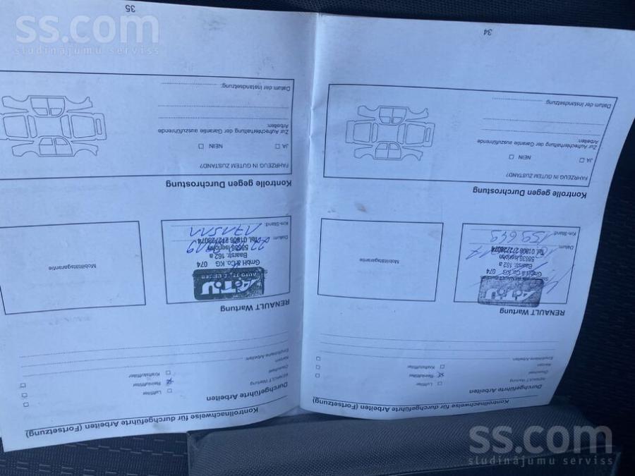 Черный Рено Меган 2007 в Лудза, объемом двигателя 1.90 л и пробегом 0 тыс. км за 2000 €, фото 21 на AUTOMOTO.COM.LV