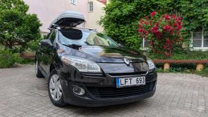 Черный Рено Меган 2012 в Вильнюс, объемом двигателя 1.46 л и пробегом 140 тыс. км за 3200 €, фото  на AUTOMOTO.COM.LV