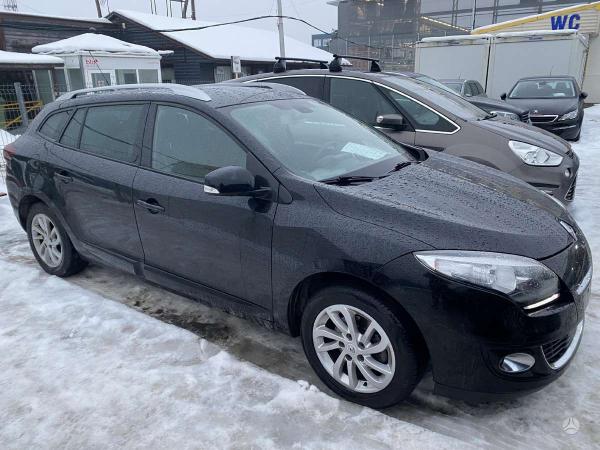 Black Renault Megane 2013 in Kaunas, with an engine capacity of 1.46 L and mileage of 202 thousand km for 4200 €, photo 1 on AUTOMOTO.COM.LV