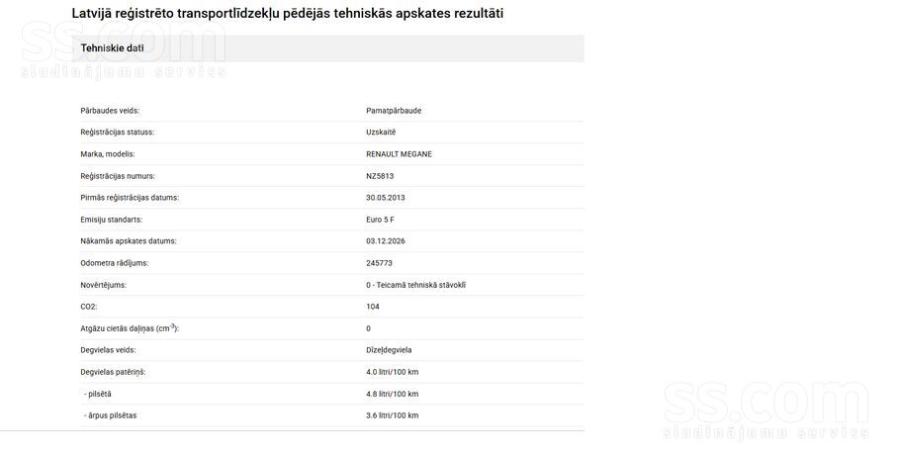 Melns Renault Megane 2013 Rīga, ar dzinēja tilpumu 1.50 L un nobraukumu 258 tūkst. km par 3400 €, foto 14 vietnē AUTOMOTO.COM.LV