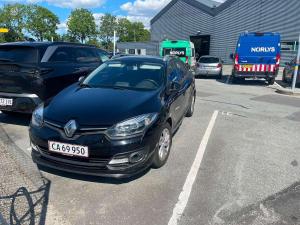 Melns Renault Megane 2014 Jurbarkas, ar dzinēja tilpumu 1.46 L un nobraukumu 256 tūkst. km par 4450 €, foto  vietnē AUTOMOTO.COM.LV