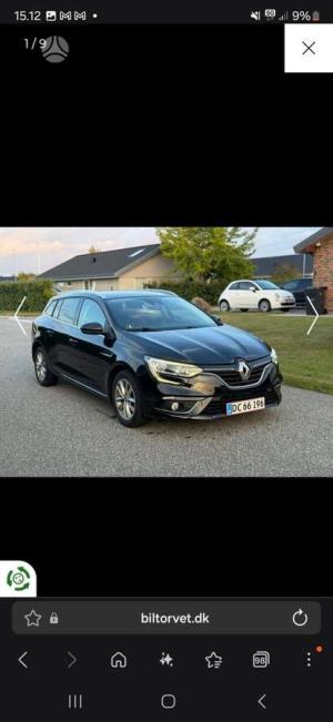 Melns Renault Megane 2016 Kauņa, ar dzinēja tilpumu 1.46 L un nobraukumu 225 tūkst. km par 6500 €, foto 4 vietnē AUTOMOTO.COM.LV
