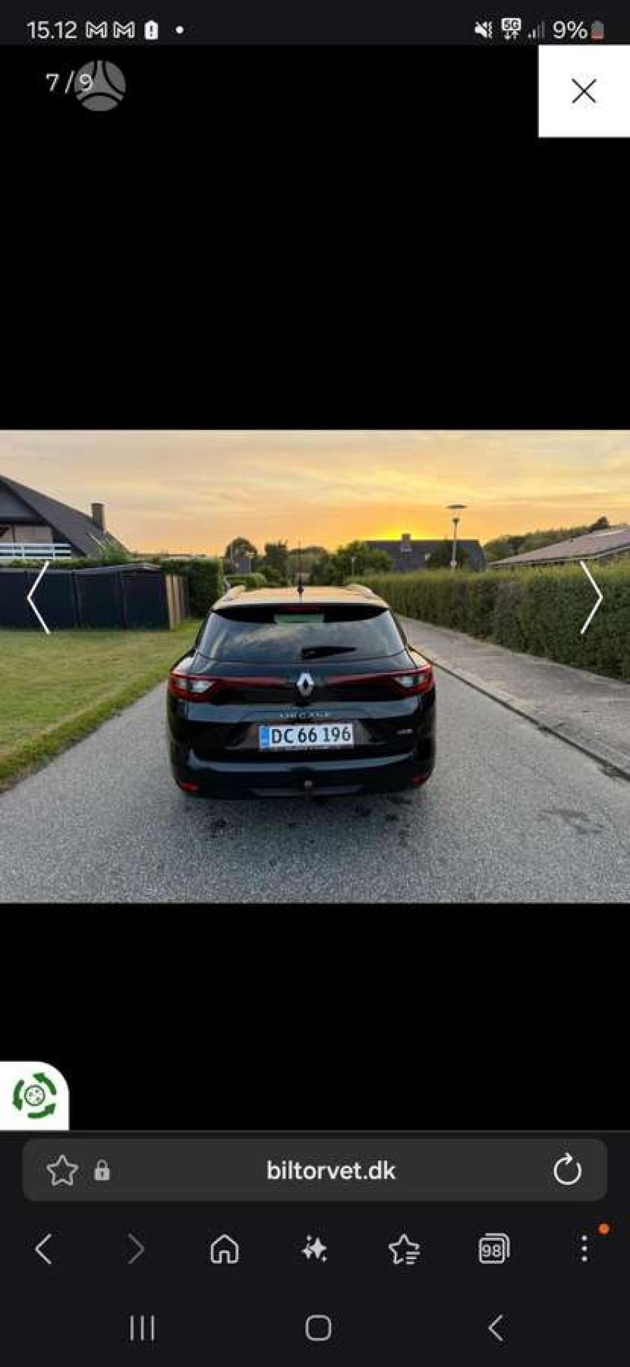 Melns Renault Megane 2016 Kauņa, ar dzinēja tilpumu 1.46 L un nobraukumu 225 tūkst. km par 6500 €, foto 5 vietnē AUTOMOTO.COM.LV