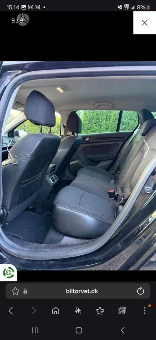 Melns Renault Megane 2016 Kauņa, ar dzinēja tilpumu 1.46 L un nobraukumu 225 tūkst. km par 6500 €, foto 6 vietnē AUTOMOTO.COM.LV
