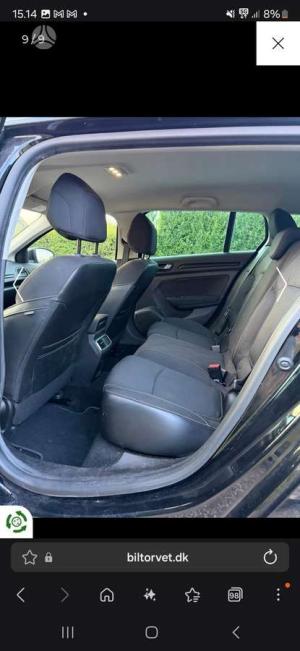 Melns Renault Megane 2016 Kauņa, ar dzinēja tilpumu 1.46 L un nobraukumu 225 tūkst. km par 6500 €, foto 7 vietnē AUTOMOTO.COM.LV