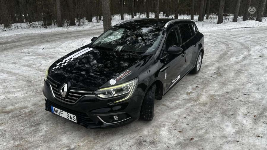 Black Renault Megane 2017 in Vilnius, with an engine capacity of 1.60 L and mileage of 197 thousand km for 6600 €, photo 14 on AUTOMOTO.COM.LV