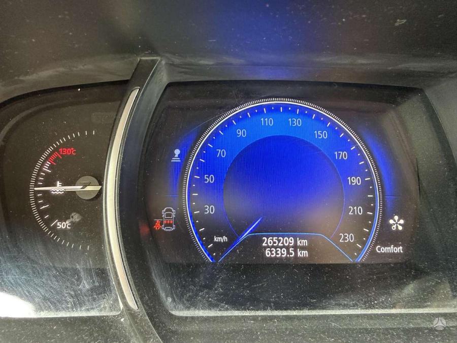 Black Renault Megane 2017 in Taurage, with an engine capacity of 1.60 L and mileage of 265 thousand km for 5400 €, photo 18 on AUTOMOTO.COM.LV