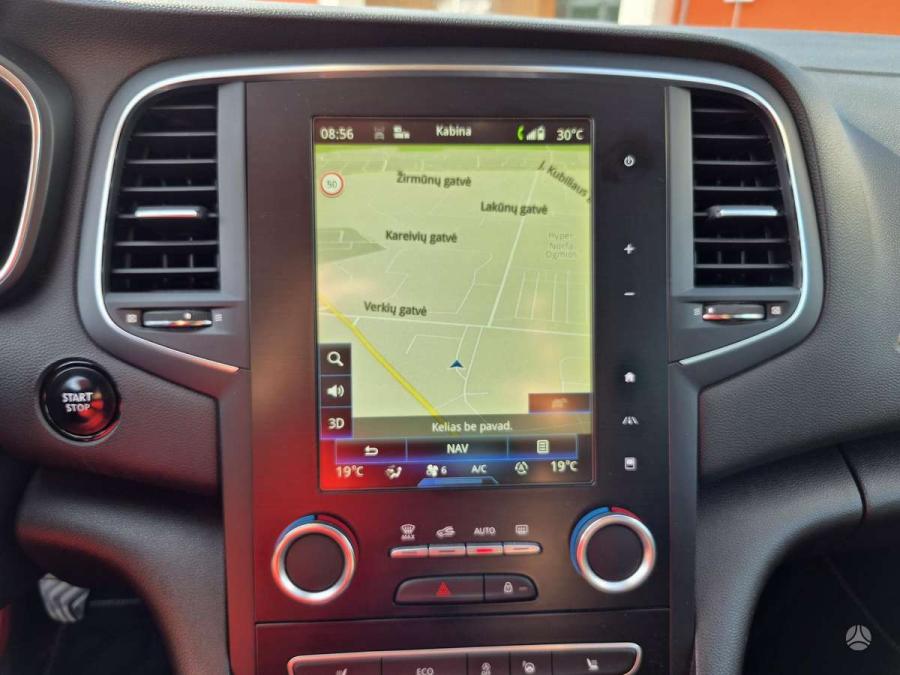 Black Renault Megane 2017 in Vilnius, with an engine capacity of 1.60 L and mileage of 164 thousand km for 8900 €, photo 21 on AUTOMOTO.COM.LV