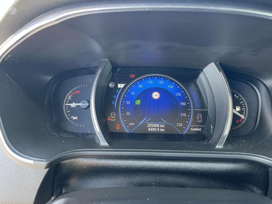 Black Renault Megane 2017 in Kaunas, with an engine capacity of 1.20 L and mileage of 207 thousand km for 6950 €, photo 20 on AUTOMOTO.COM.LV