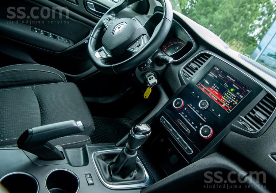 Black Renault Megane 2017 in Cesis, with an engine capacity of 1.20 L and mileage of 112 thousand km for 7950 €, photo 20 on AUTOMOTO.COM.LV