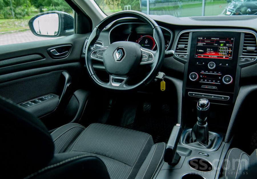 Black Renault Megane 2017 in Cesis, with an engine capacity of 1.20 L and mileage of 112 thousand km for 7950 €, photo 24 on AUTOMOTO.COM.LV
