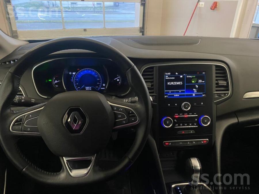 Black Renault Megane 2018 in Tukums, with an engine capacity of 1.20 L and mileage of 78 thousand km for 9900 €, photo 9 on AUTOMOTO.COM.LV