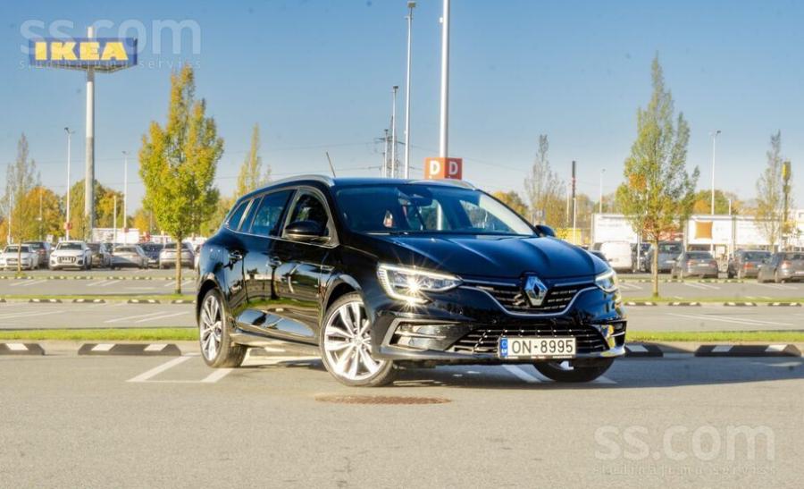 Black Renault Megane 2023 in Riga, with an engine capacity of 1.30 L and mileage of 153 thousand km for 16990 €, photo 3 on AUTOMOTO.COM.LV