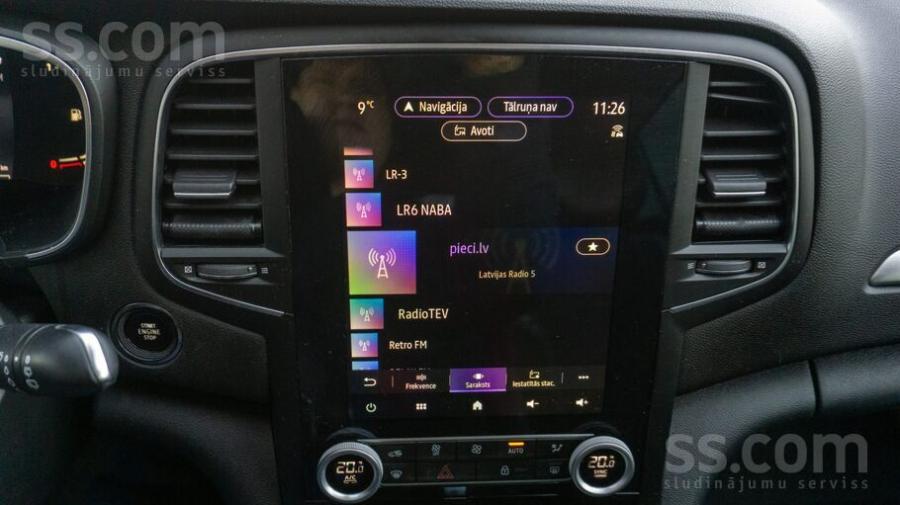 Black Renault Megane 2023 in Riga, with an engine capacity of 1.30 L and mileage of 153 thousand km for 16990 €, photo 20 on AUTOMOTO.COM.LV
