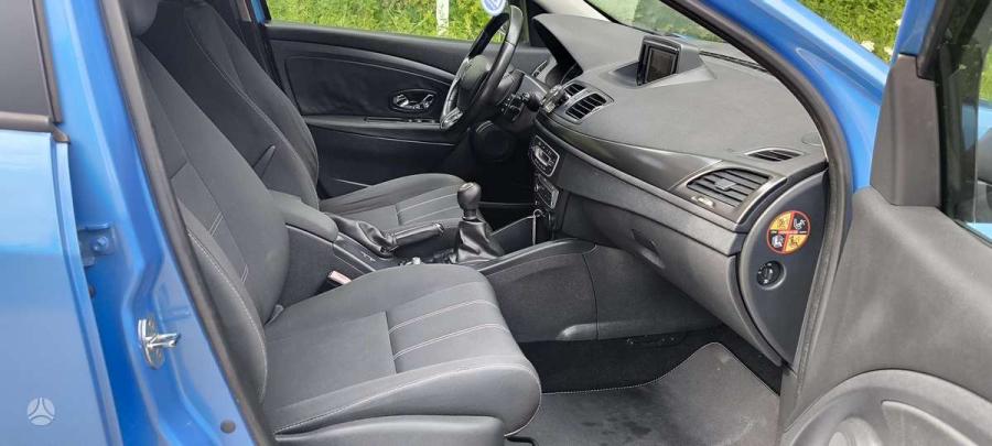 Blue Renault Megane 2014 in Kaunas, with an engine capacity of 1.46 L and mileage of 216 thousand km for 3850 €, photo 11 on AUTOMOTO.COM.LV