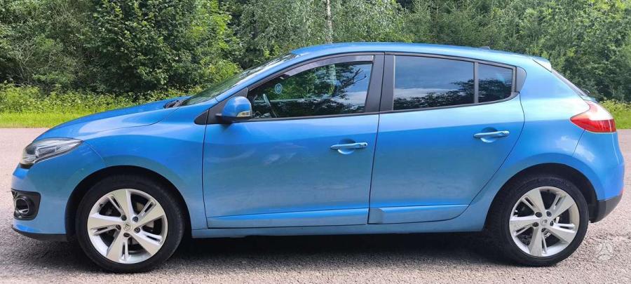 Blue Renault Megane 2014 in Kaunas, with an engine capacity of 1.46 L and mileage of 216 thousand km for 3850 €, photo 12 on AUTOMOTO.COM.LV