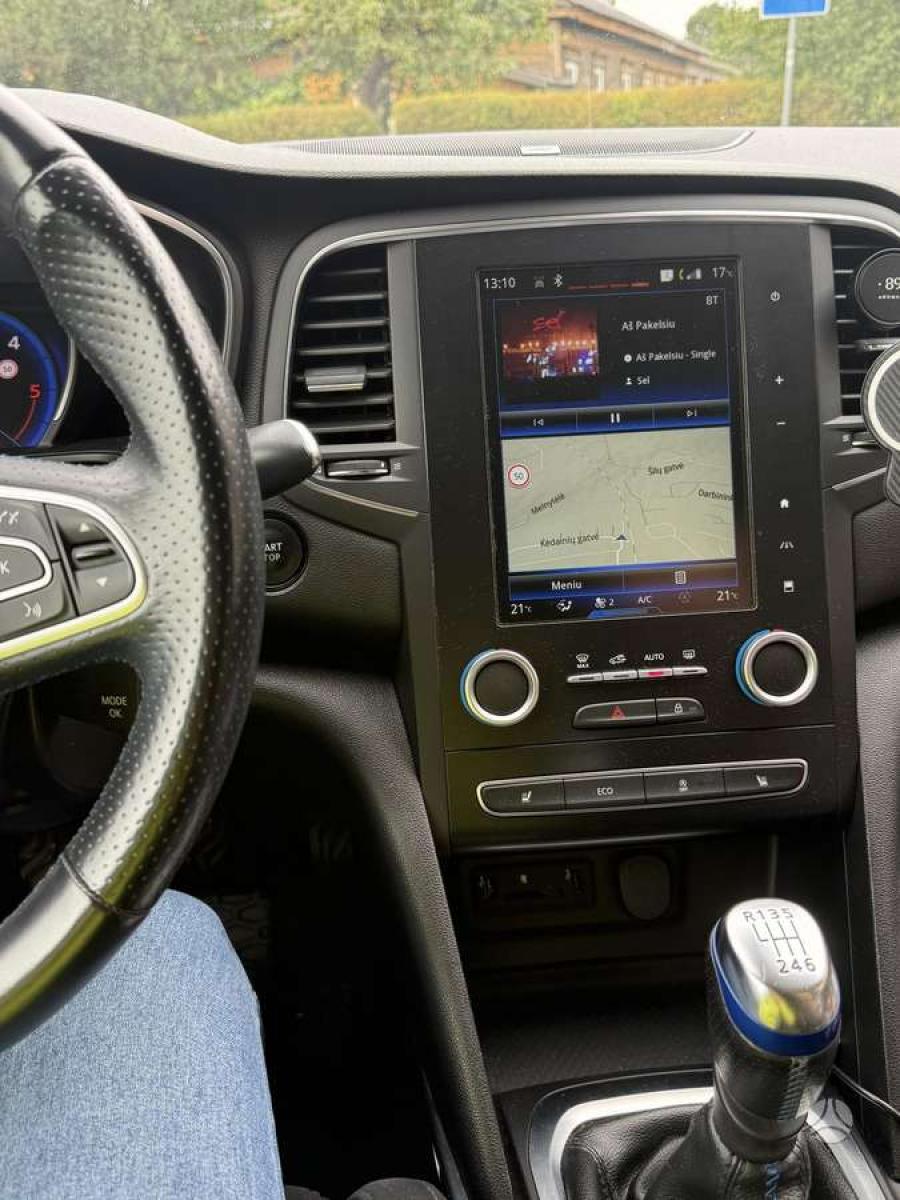 Zils Renault Megane 2016 Jonava, ar dzinēja tilpumu 1.50 L un nobraukumu 211 tūkst. km par 8500 €, foto 10 vietnē AUTOMOTO.COM.LV