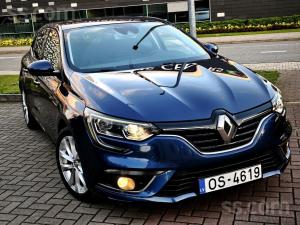 Blue Renault Megane 2016 in Jelgava, with an engine capacity of 1.20 L and mileage of 0 thousand km for 7490 €, photo  on AUTOMOTO.COM.LV