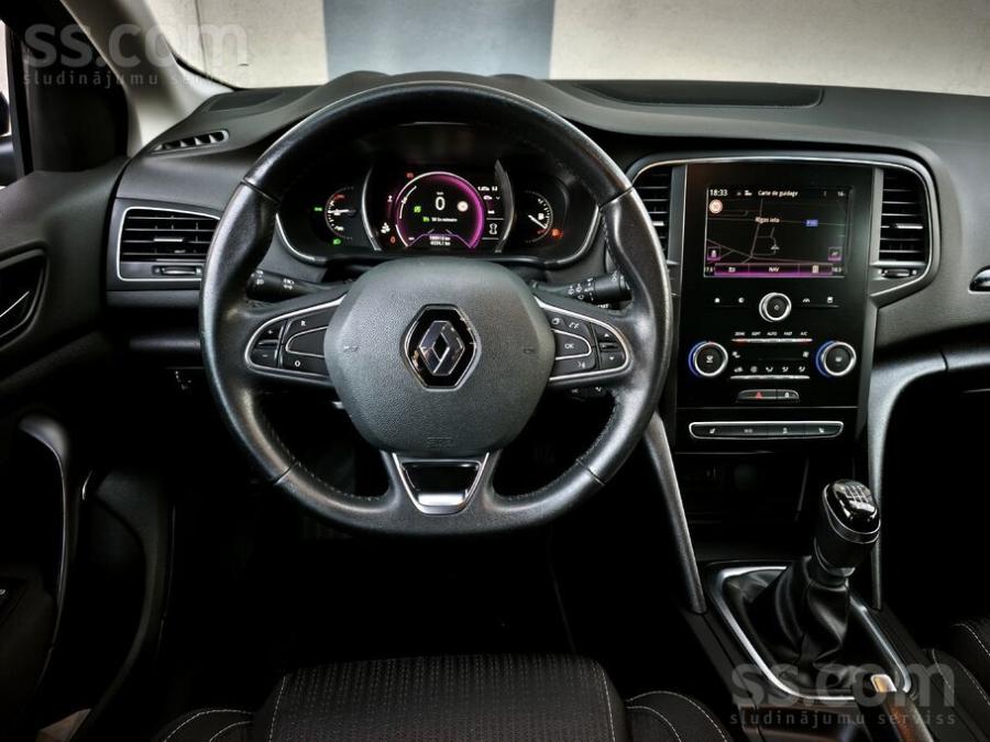 Blue Renault Megane 2016 in Jelgava, with an engine capacity of 1.20 L and mileage of 0 thousand km for 7490 €, photo 13 on AUTOMOTO.COM.LV