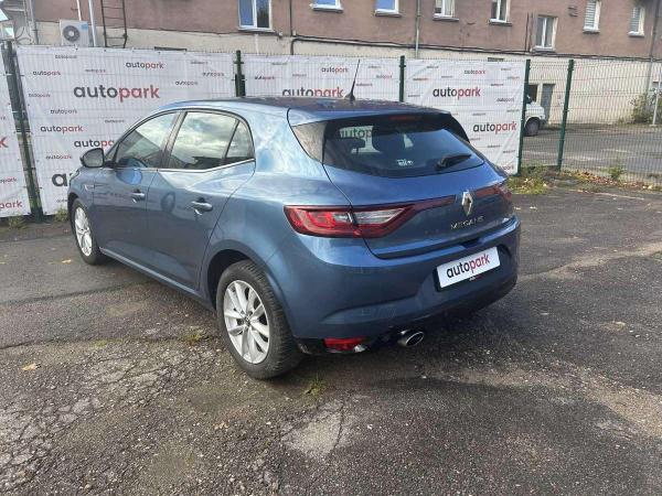 Blue Renault Megane 2017 in Klaipeda, with an engine capacity of 1.20 L and mileage of 127 thousand km for 6900 €, photo 5 on AUTOMOTO.COM.LV