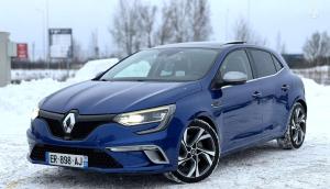 Blue Renault Megane 2017 in Taurage, with an engine capacity of 1.62 L and mileage of 188 thousand km for 9400 €, photo  on AUTOMOTO.COM.LV