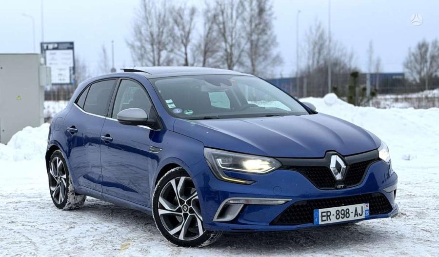 Blue Renault Megane 2017 in Taurage, with an engine capacity of 1.62 L and mileage of 188 thousand km for 9400 €, photo 4 on AUTOMOTO.COM.LV