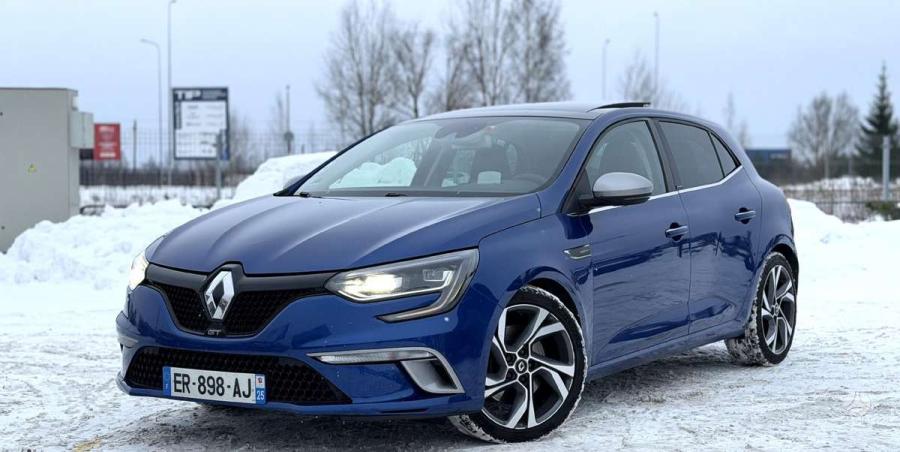 Blue Renault Megane 2017 in Taurage, with an engine capacity of 1.62 L and mileage of 188 thousand km for 9400 €, photo 6 on AUTOMOTO.COM.LV