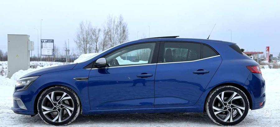 Blue Renault Megane 2017 in Taurage, with an engine capacity of 1.62 L and mileage of 188 thousand km for 9400 €, photo 9 on AUTOMOTO.COM.LV