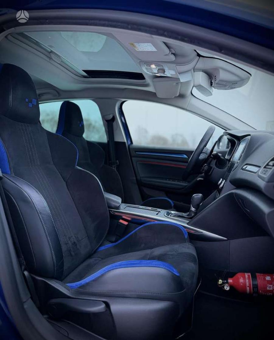Blue Renault Megane 2017 in Taurage, with an engine capacity of 1.62 L and mileage of 188 thousand km for 9400 €, photo 25 on AUTOMOTO.COM.LV