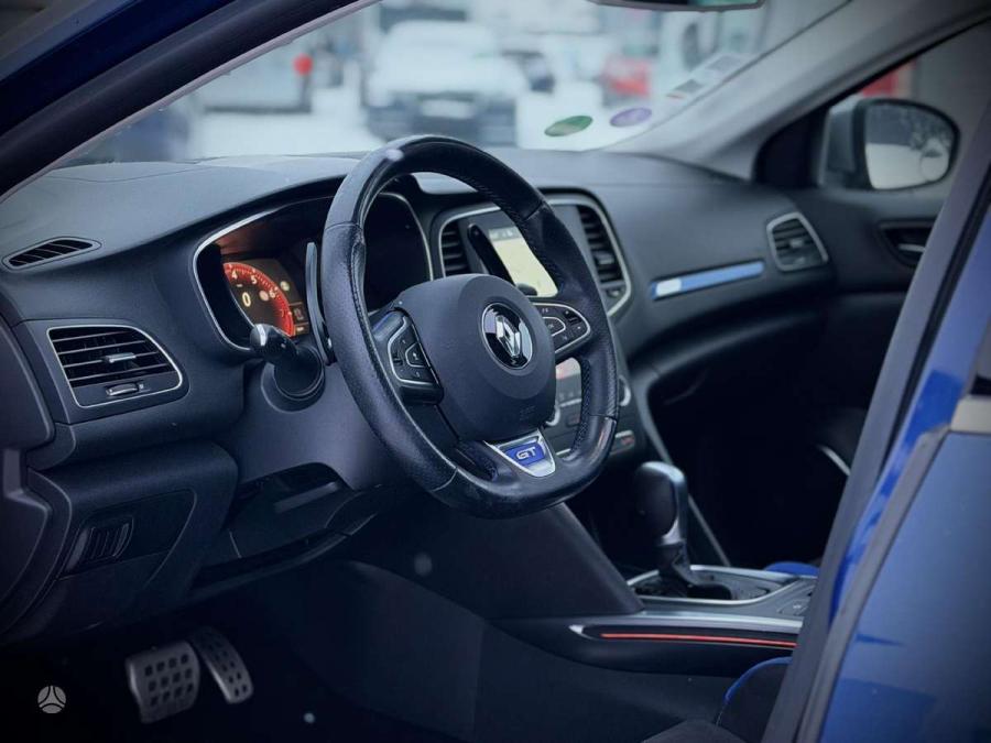 Blue Renault Megane 2017 in Taurage, with an engine capacity of 1.62 L and mileage of 188 thousand km for 9400 €, photo 33 on AUTOMOTO.COM.LV