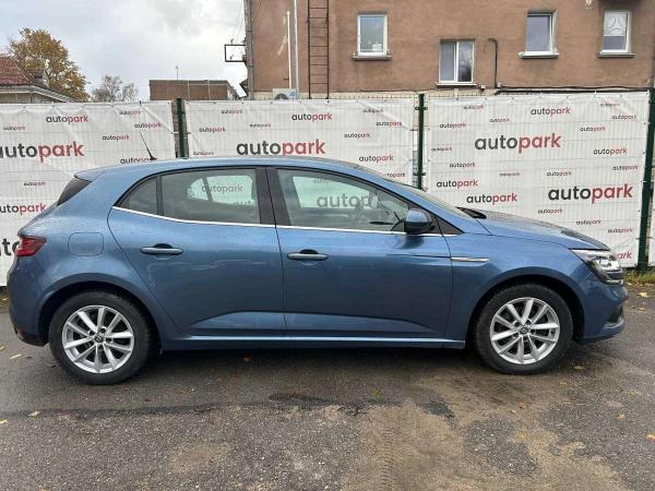 Blue Renault Megane 2017 in Klaipeda, with an engine capacity of 1.20 L and mileage of 127 thousand km for 6900 €, photo 4 on AUTOMOTO.COM.LV