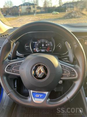 Blue Renault Megane 2018 in Riga, with an engine capacity of 1.60 L and mileage of 195 thousand km for 11600 €, photo 21 on AUTOMOTO.COM.LV