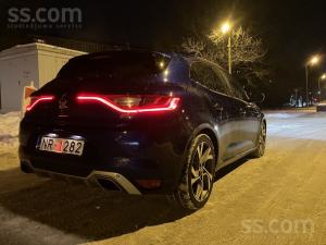 Blue Renault Megane 2018 in Riga, with an engine capacity of 1.60 L and mileage of 195 thousand km for 11600 €, photo 24 on AUTOMOTO.COM.LV