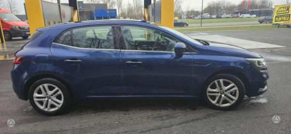 Blue Renault Megane 2018 in Kaunas, with an engine capacity of 1.46 L and mileage of 211 thousand km for 7248 €, photo 7 on AUTOMOTO.COM.LV