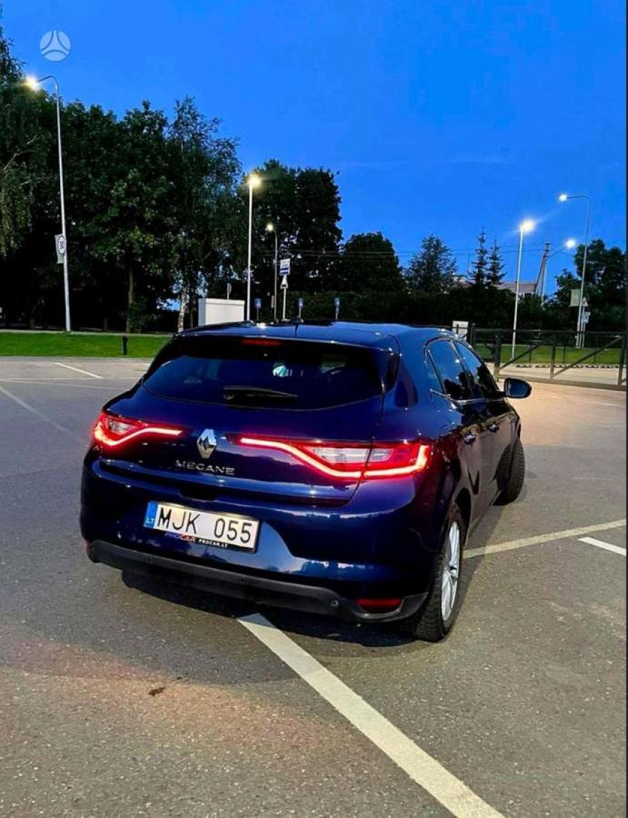 Blue Renault Megane 2018 in Kaunas, with an engine capacity of 1.46 L and mileage of 180 thousand km for 7500 €, photo 4 on AUTOMOTO.COM.LV