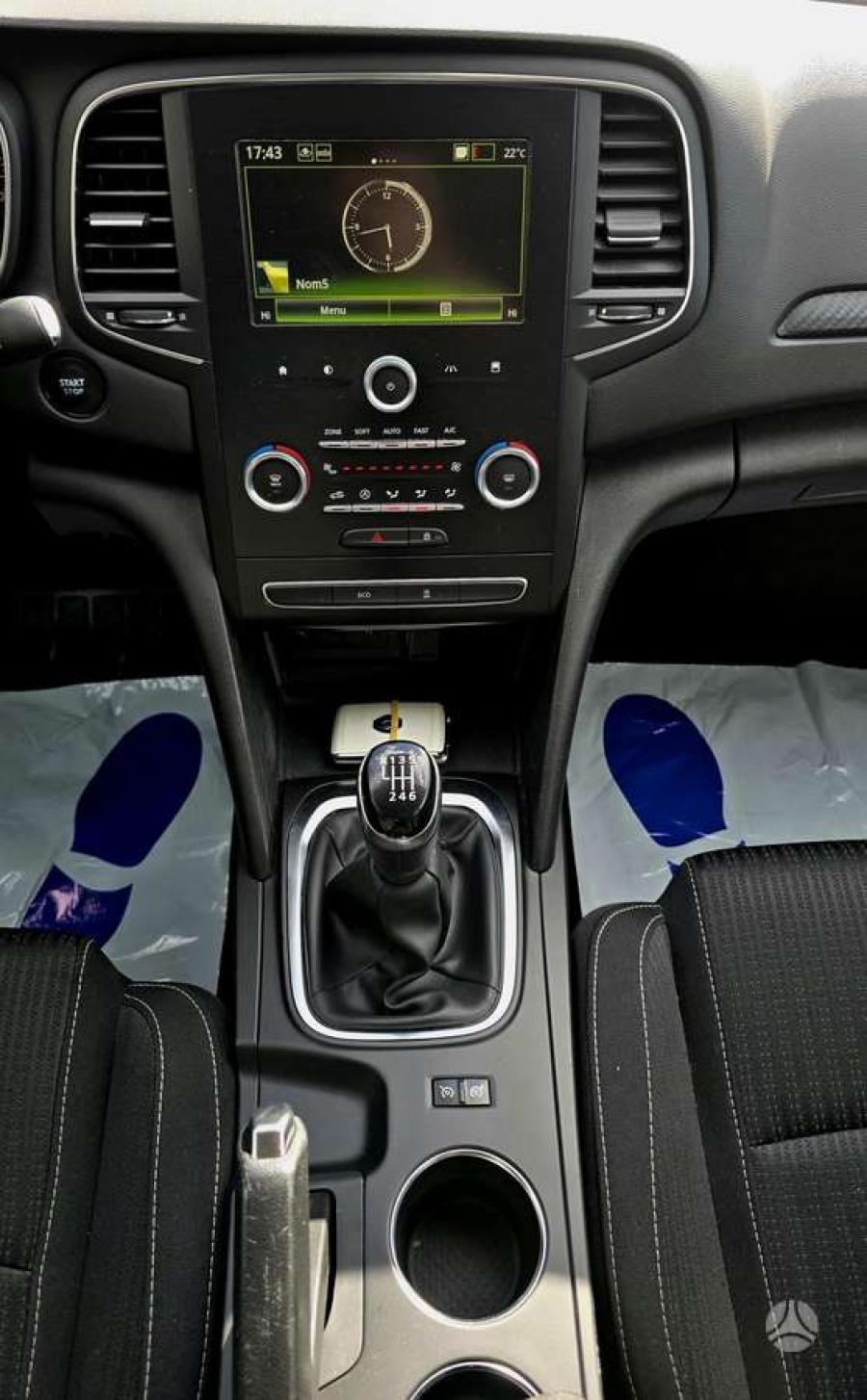 Blue Renault Megane 2020 in Taurage, with an engine capacity of 1.46 L and mileage of 236 thousand km for 6100 €, photo 17 on AUTOMOTO.COM.LV