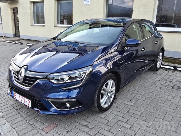 Blue Renault Megane 2020 in Kuldiga, with an engine capacity of 1.50 L and mileage of 0 thousand km for 7400 €, photo 1 on AUTOMOTO.COM.LV