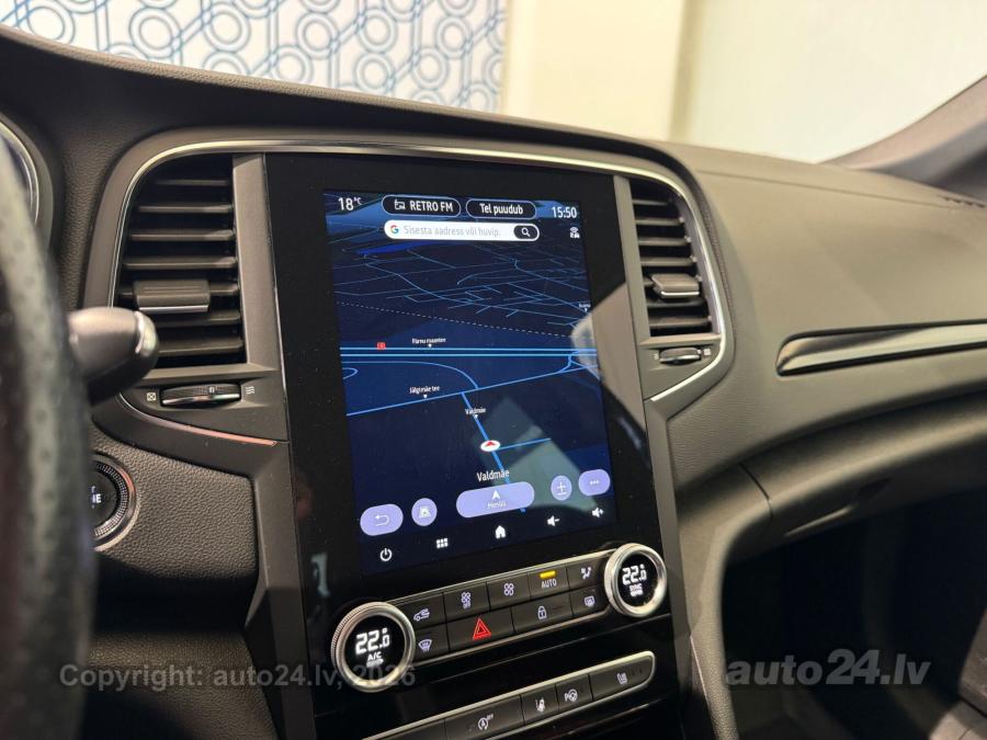Zils Renault Megane 2021 Tallina, ar dzinēja tilpumu 1.30 L un nobraukumu 84 tūkst. km par 16400 €, foto 17 vietnē AUTOMOTO.COM.LV