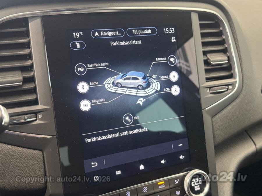 Zils Renault Megane 2021 Tallina, ar dzinēja tilpumu 1.30 L un nobraukumu 84 tūkst. km par 16400 €, foto 21 vietnē AUTOMOTO.COM.LV