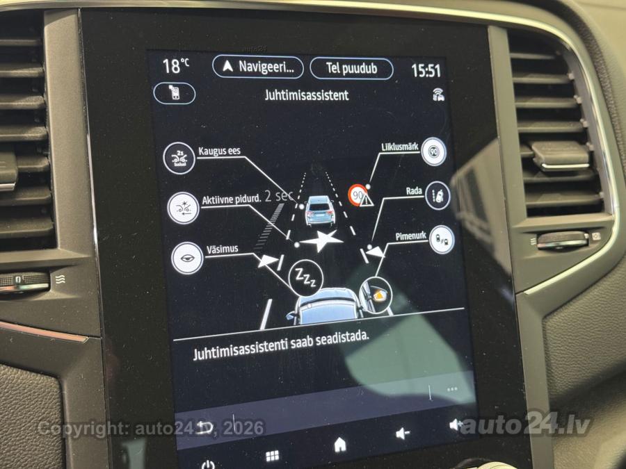 Zils Renault Megane 2021 Tallina, ar dzinēja tilpumu 1.30 L un nobraukumu 84 tūkst. km par 16400 €, foto 22 vietnē AUTOMOTO.COM.LV
