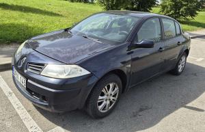 Blue Renault Megane 2007 in Siauliai, with an engine capacity of 1.60 L and mileage of 177 thousand km for 1500 €, photo  on AUTOMOTO.COM.LV