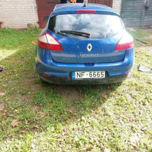 Blue Renault Megane 2012 in Valmiera, with an engine capacity of 1.60 L and mileage of 0 thousand km for 2500 €, photo  on AUTOMOTO.COM.LV