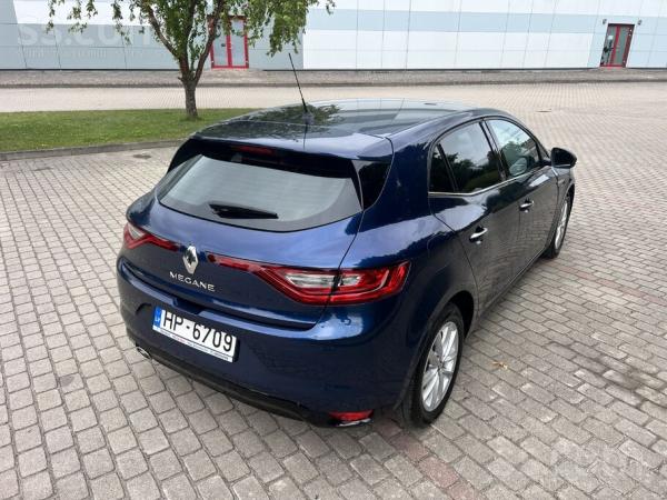 Blue Renault Megane 2019 in Dobele, with an engine capacity of 1.30 L and mileage of 128 thousand km for 9700 €, photo 7 on AUTOMOTO.COM.LV