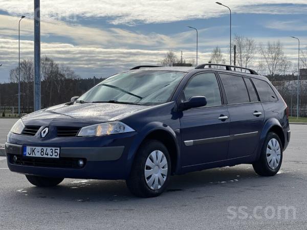 Синий Рено Меган 2004 в Тукумс, объемом двигателя 1.90 л и пробегом 322 тыс. км за 990 €, фото 3 на AUTOMOTO.COM.LV