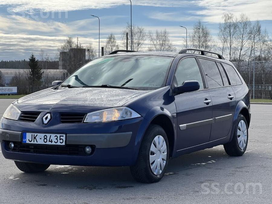 Синий Рено Меган 2004 в Тукумс, объемом двигателя 1.90 л и пробегом 322 тыс. км за 990 €, фото 5 на AUTOMOTO.COM.LV