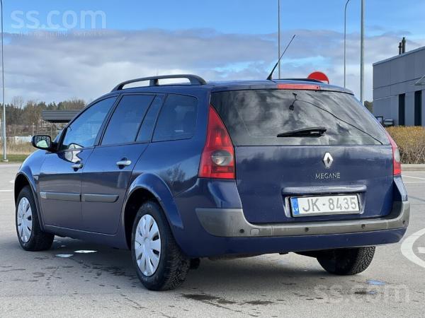 Синий Рено Меган 2004 в Тукумс, объемом двигателя 1.90 л и пробегом 322 тыс. км за 990 €, фото 6 на AUTOMOTO.COM.LV