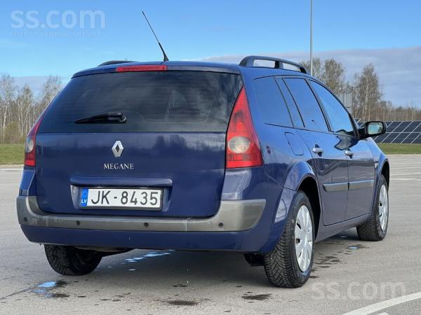 Синий Рено Меган 2004 в Тукумс, объемом двигателя 1.90 л и пробегом 322 тыс. км за 990 €, фото 7 на AUTOMOTO.COM.LV