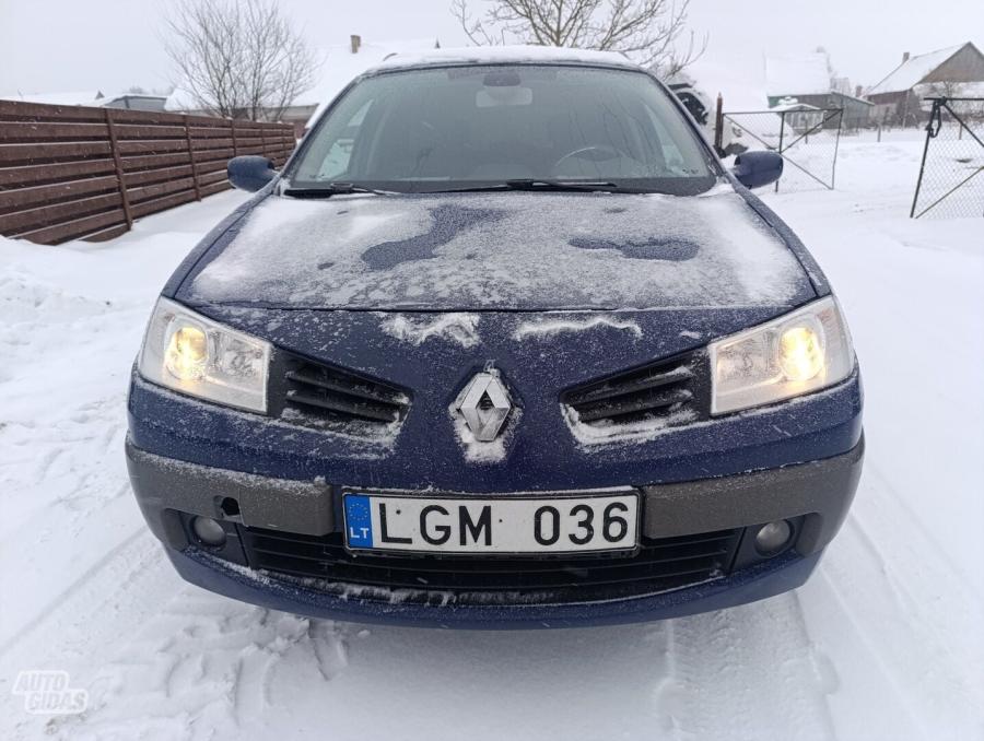Blue Renault Megane 2006 in Klaipeda, with an engine capacity of 1.90 L and mileage of 425 thousand km for 1100 €, photo 4 on AUTOMOTO.COM.LV